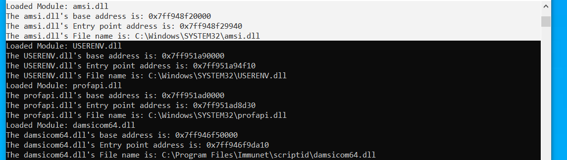 AMSI Assembly Scanning | Cybersecurity by IRM